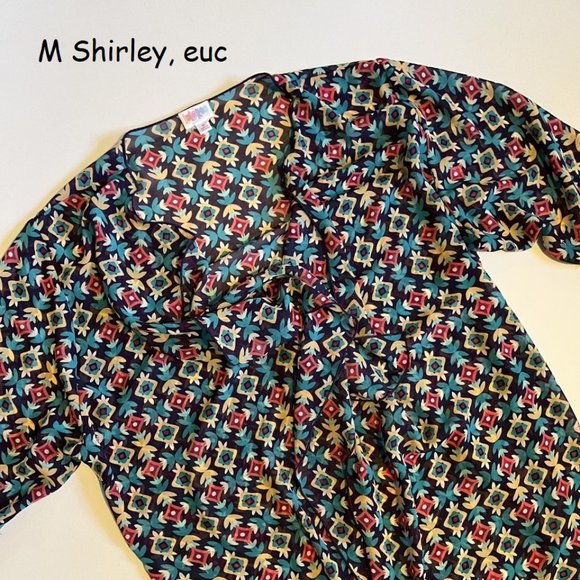 LuLaRoe | Swim | Medium Lularoe Shirley Sheer Kimono Cover Up Purple ...
